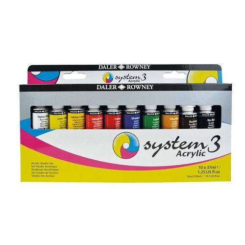Daler Rowney System 3 Acrylic Studio Set | Bromleys Art Supplies