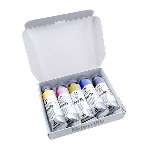 Maimeri Blu Watercolour 5 x 12ml Introduction Set | Bromleys Art Supplies