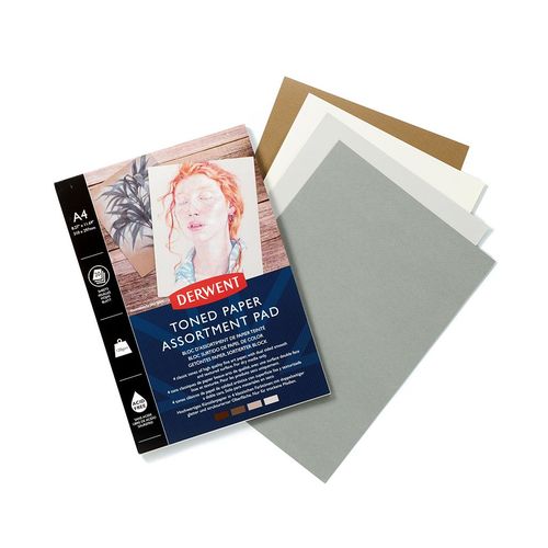 Derwent Mixed Toned Paper Pad | Bromleys Art Supplies
