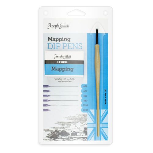 Joseph Gillott Mapping Pen Set | Bromleys Art Supplies