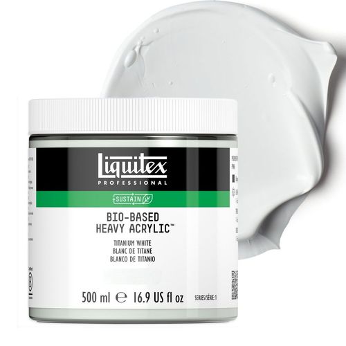 Liquitex Professional Bio-Based Heavy Acrylic Paint 500ml White ...