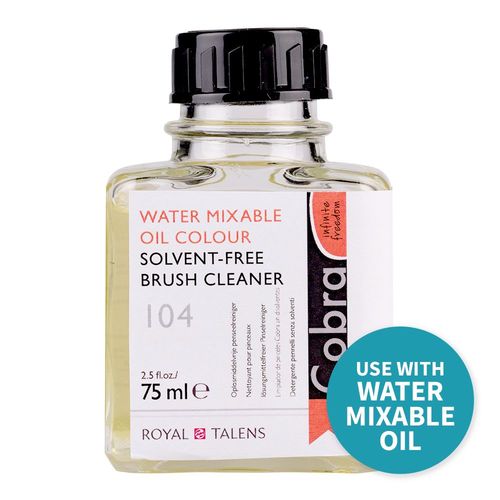 Cobra Water Mixable Solvent-Free Brush Cleaner | Bromleys Art Supplies