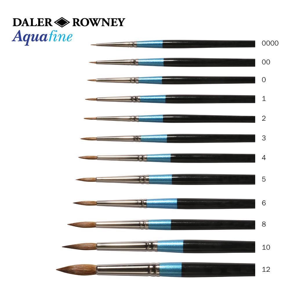 Daler Rowney Aquafine Sable Round Brush | Bromleys Art Supplies