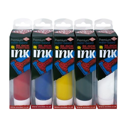 Essdee Premium Block Printing Ink Set of 5 100ml Tubes | Bromleys Art ...