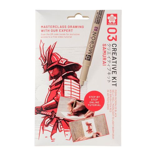 Sakura Creative Kit Samurai | Bromleys Art Supplies