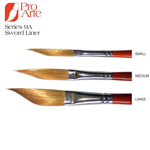 Pro Arte Prolene Series 9A Sword Liner Brush | Bromleys Art Supplies