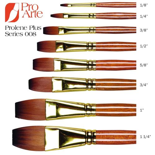 Pro Arte Prolene Plus Series 008 One Stroke Brush | Bromleys Art Supplies