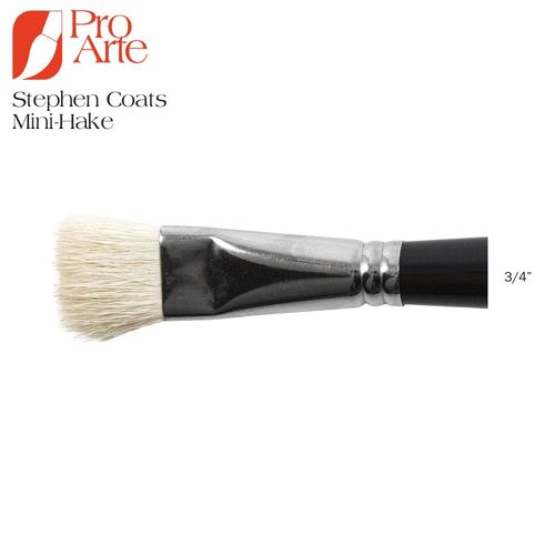 Pro Arte Stephen Coates Mini Hake Brush | Bromleys Art Supplies