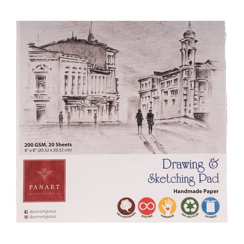 Panart Drawing & Sketching Handmade Paper Pad | Bromleys Art Supplies