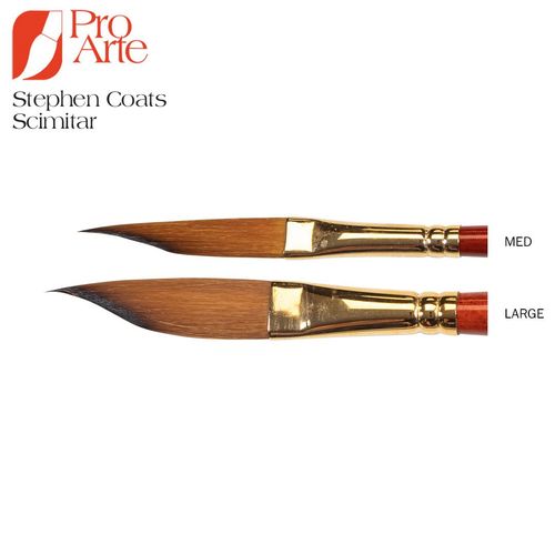 Pro Arte Stephen Coates Scimitar Sword Liner Brush | Bromleys Art Supplies