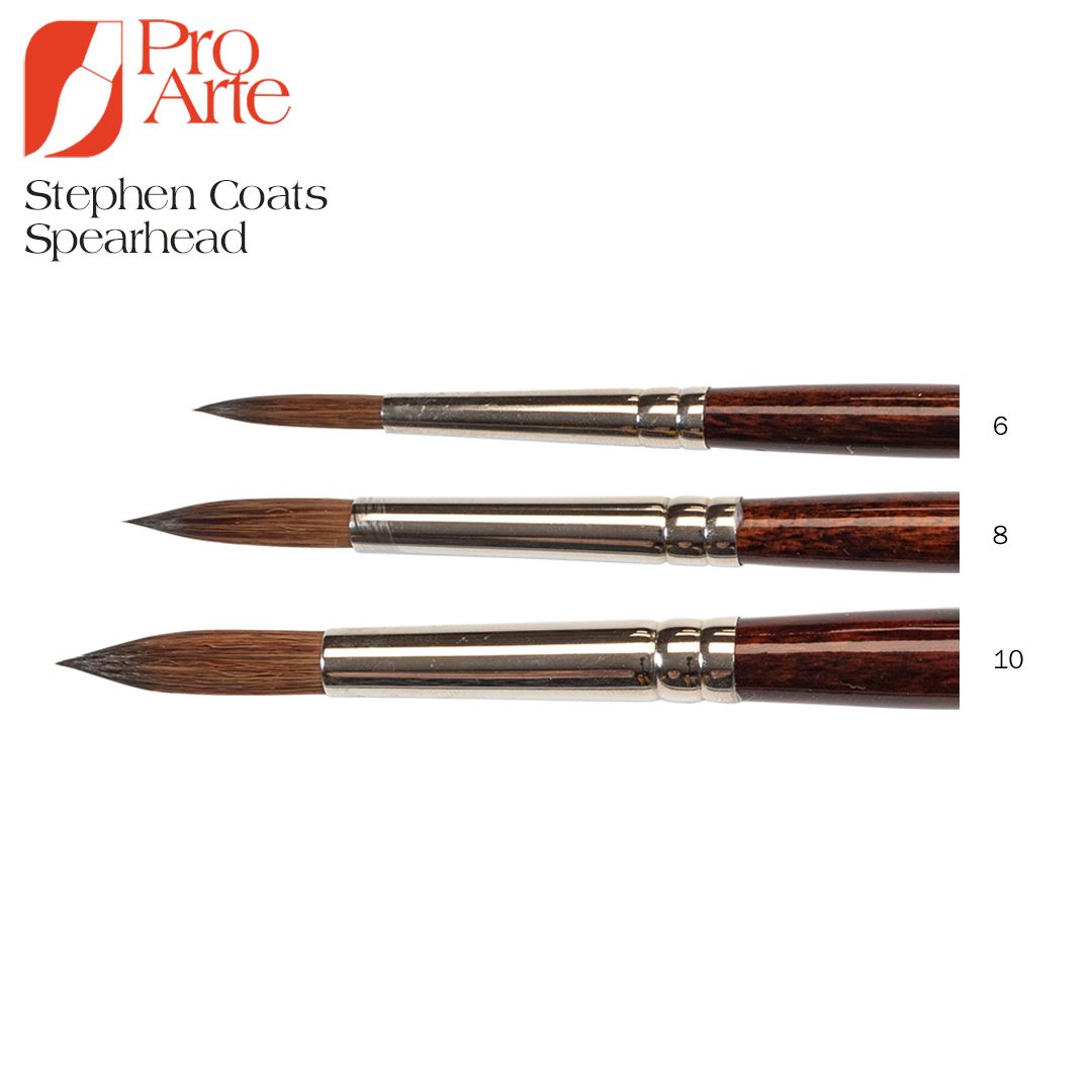 Pro Arte Stephen Coates Spearhead Round Brush | Bromleys Art Supplies