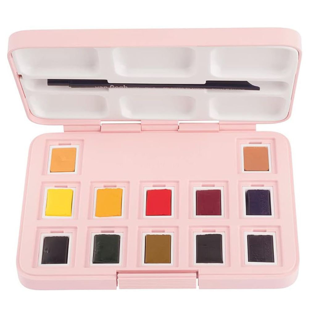 Van Gogh Watercolour Frau Hölle Floral Pocket Box | Bromleys Art Supplies